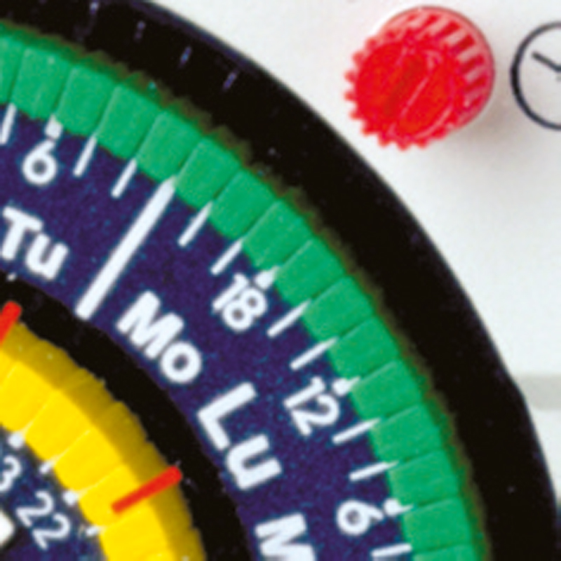 CRONO QRSD Interruttore orario elettromeccanico da parete, retroquadro ...