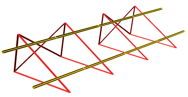 BRL-213 Bandella di rinforzo a croce preforata per triangoli, lunghezza ...