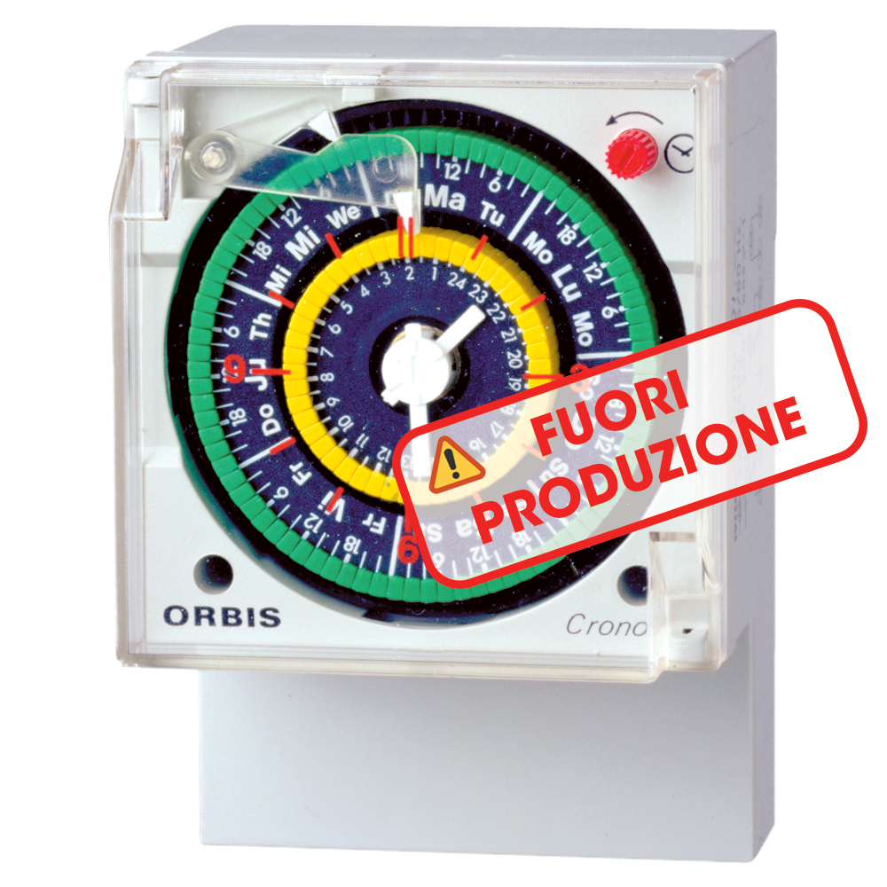 CRONO SM Interruttore orario elettromeccanico - ORBIS OB051423 - Orbis ...
