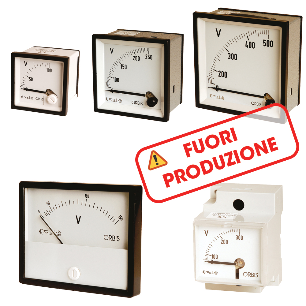 OR Voltmetri AC e CR Voltmetri DC Strumenti di misura analogici da ...