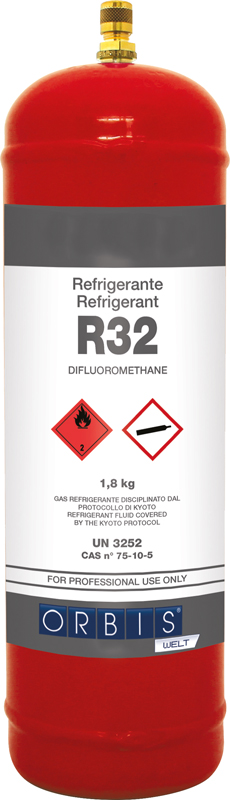 Gas R 32 Bombola gas R32 2,1 Litri - ORBIS OB576137 - Orbis Italia